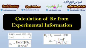 Calculation of Kc from Experimental Information | Read Chemistry