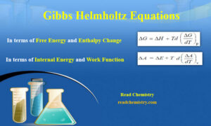 Gibbs Helmholtz Equations | Read Chemistry